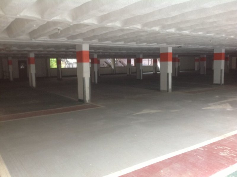 Car Park and Concrete Soffit Spray Foam Insulation | Foamspray