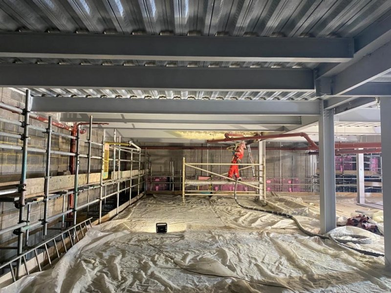 Car Park and Concrete Soffit Spray Foam Insulation | Foamspray