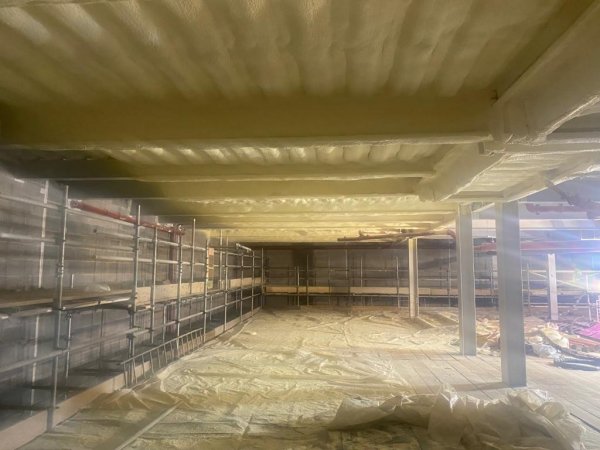 Car Park and Concrete Soffit Spray Foam Insulation | Foamspray